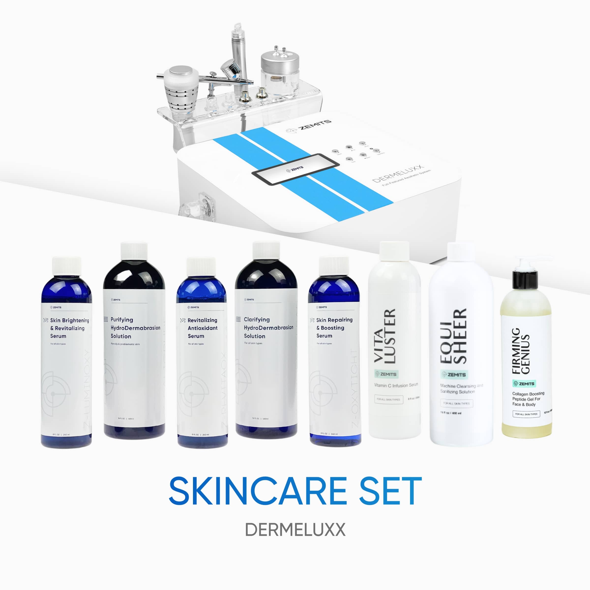 Zemits DermeLuxx Hydrodermabrasion Oxygen Cryo Facial System FOR SALE